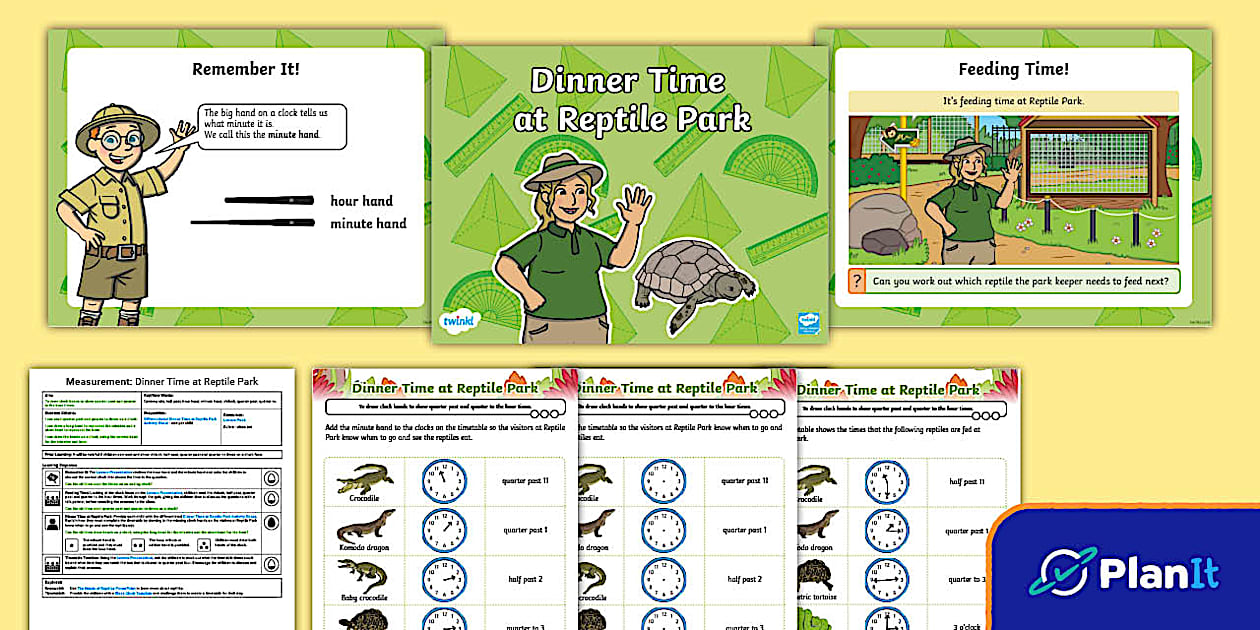 Year 2 Measurement: Telling the Time Lesson 2a - Twinkl