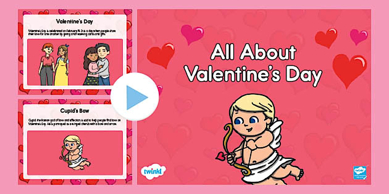 Valentine's Day PowerPoint | PreK to 2nd Grade | Twinkl