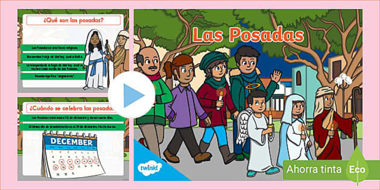 Las Posadas (16 - 24 de diciembre) - Twinkl