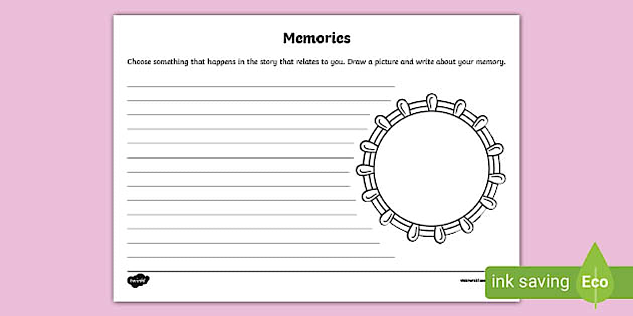 Memories Comprehension Worksheet (teacher made) - Twinkl
