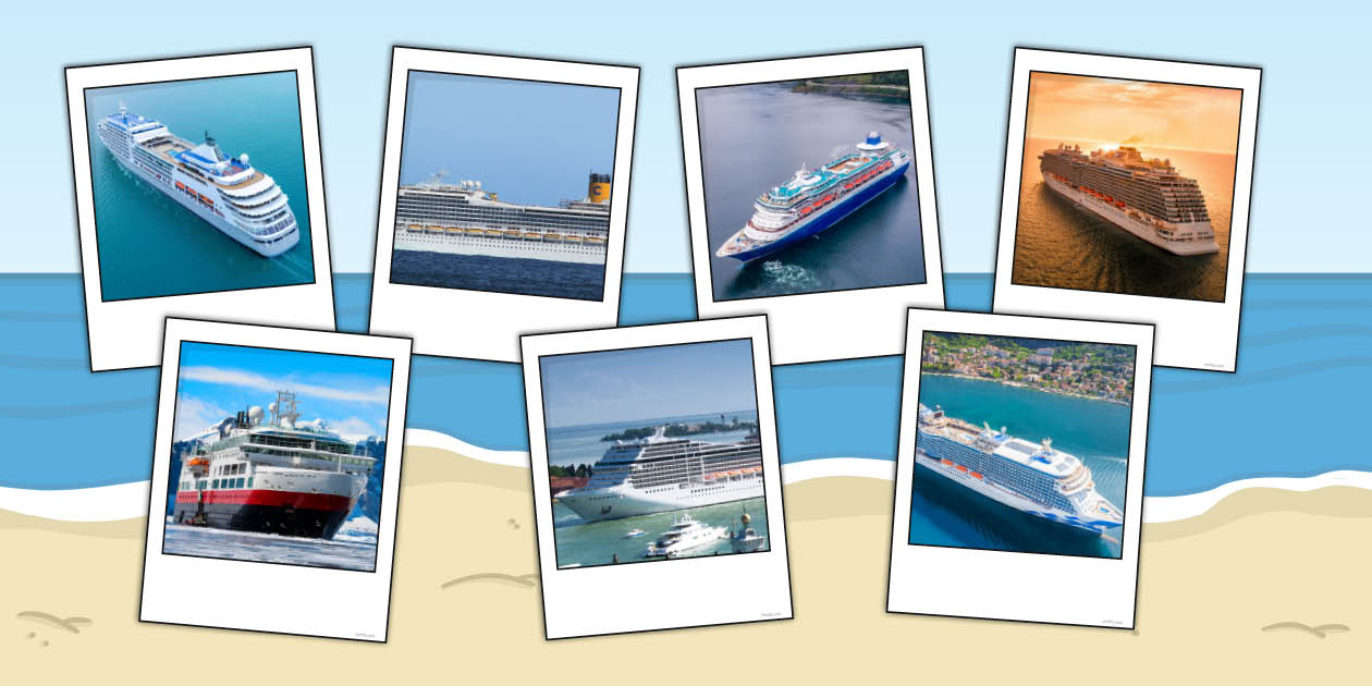 * NEW * Cruise Ships Instant Style Display Photos - Twinkl