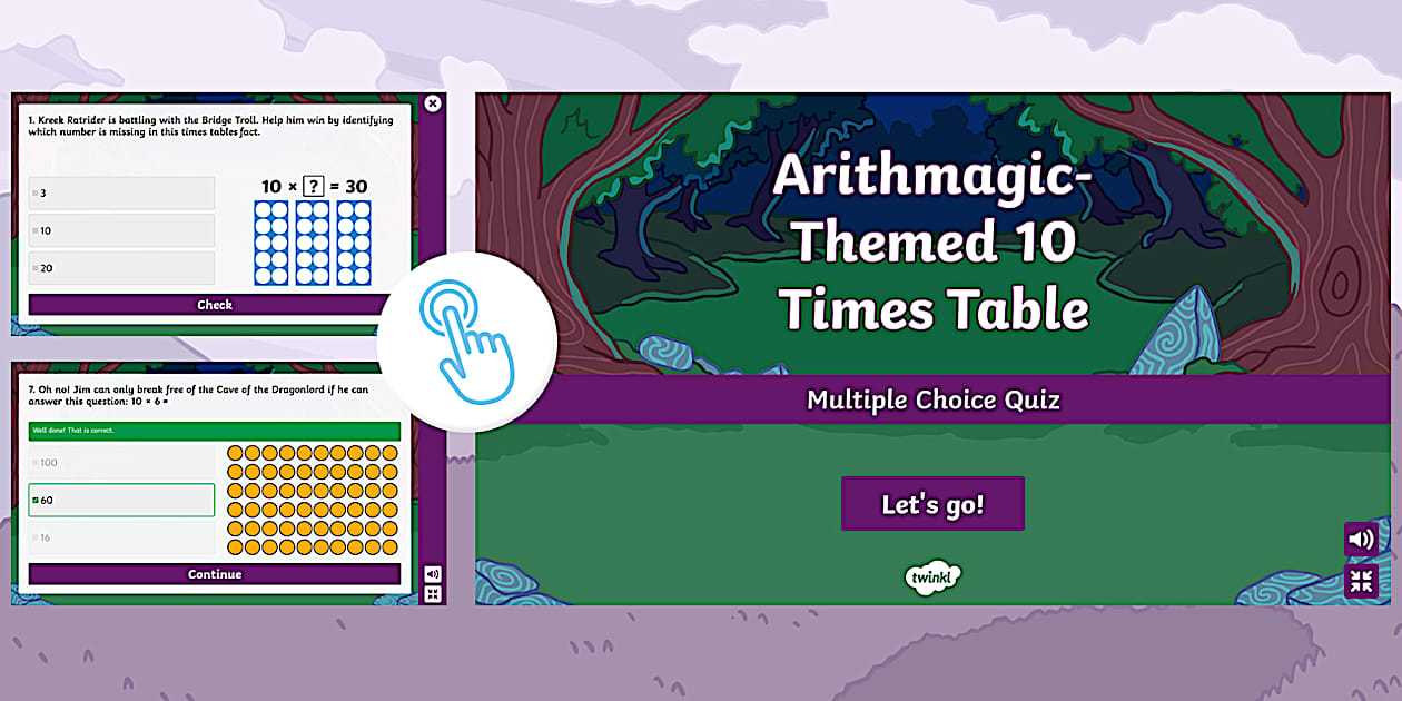 Arithmagic-Themed 10 Times Tables Game - Twinkl