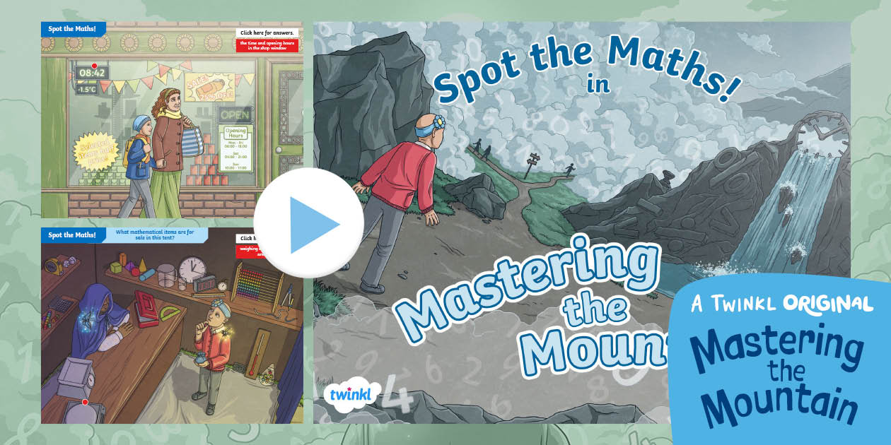 👉 Spot the Maths PowerPoint: Mastering the Mountain