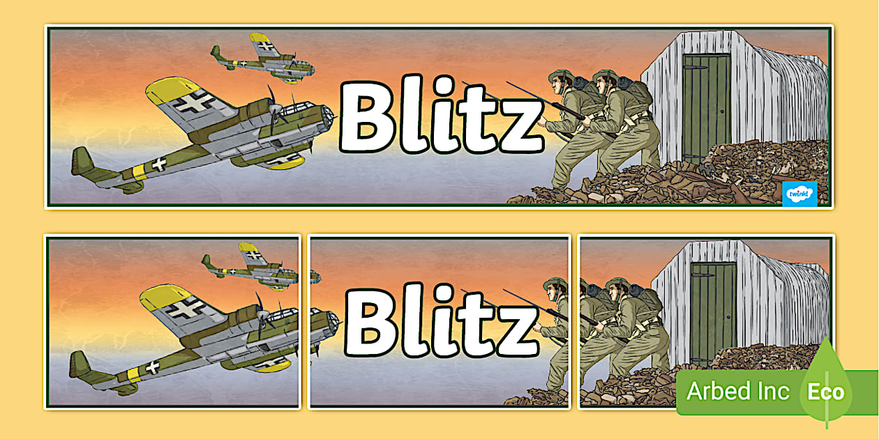 Blitz Themed Banner (teacher made) - Twinkl