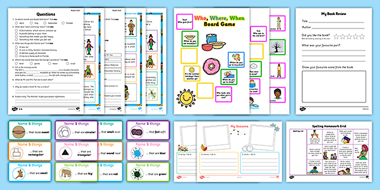 First Level P2 Literacy Home Learning Pack (teacher made)