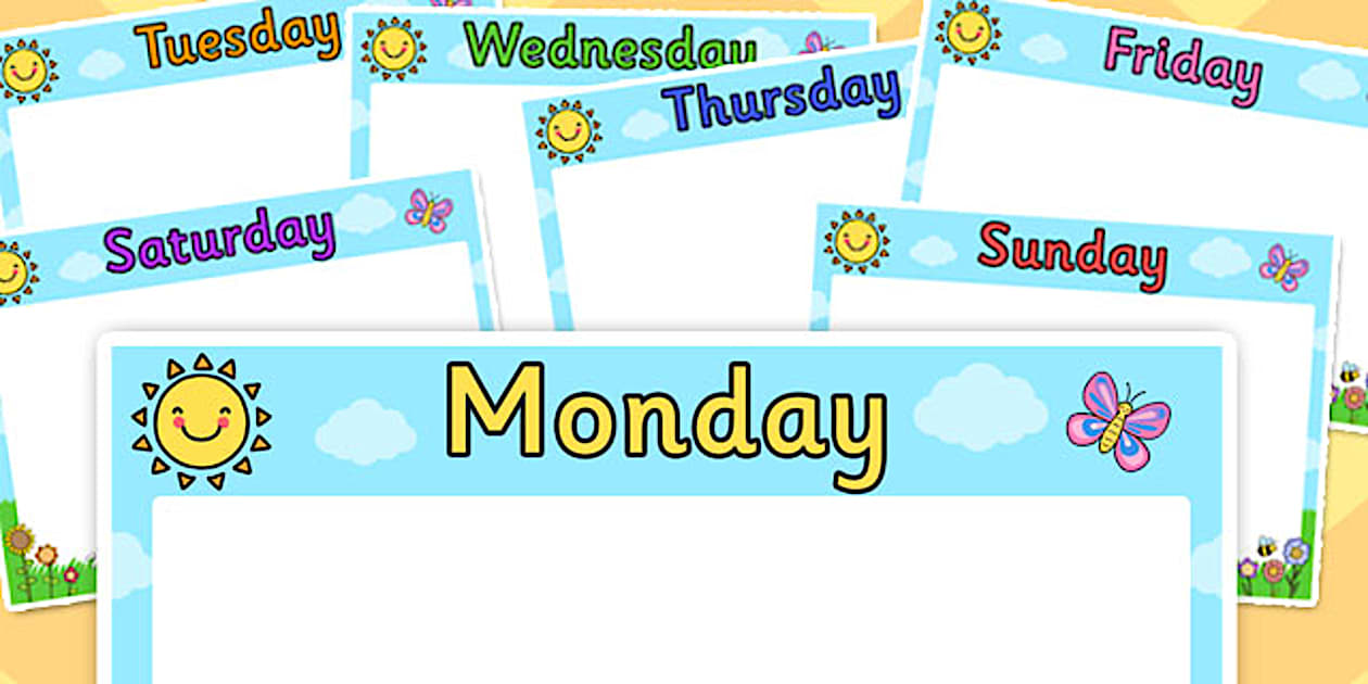 A3 KS1 Visual Timetable Posters (teacher made) - Twinkl