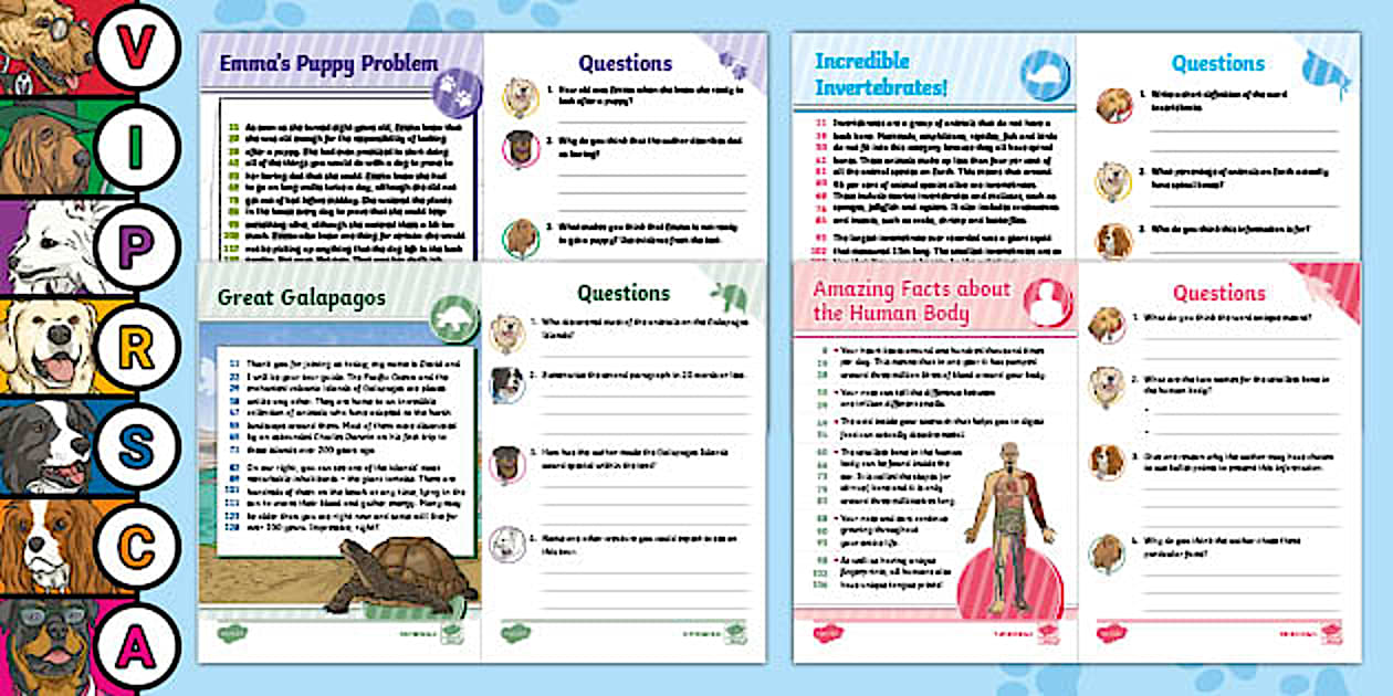 LKS2 60-Second Reads: Animals and Living Things Activity Pack