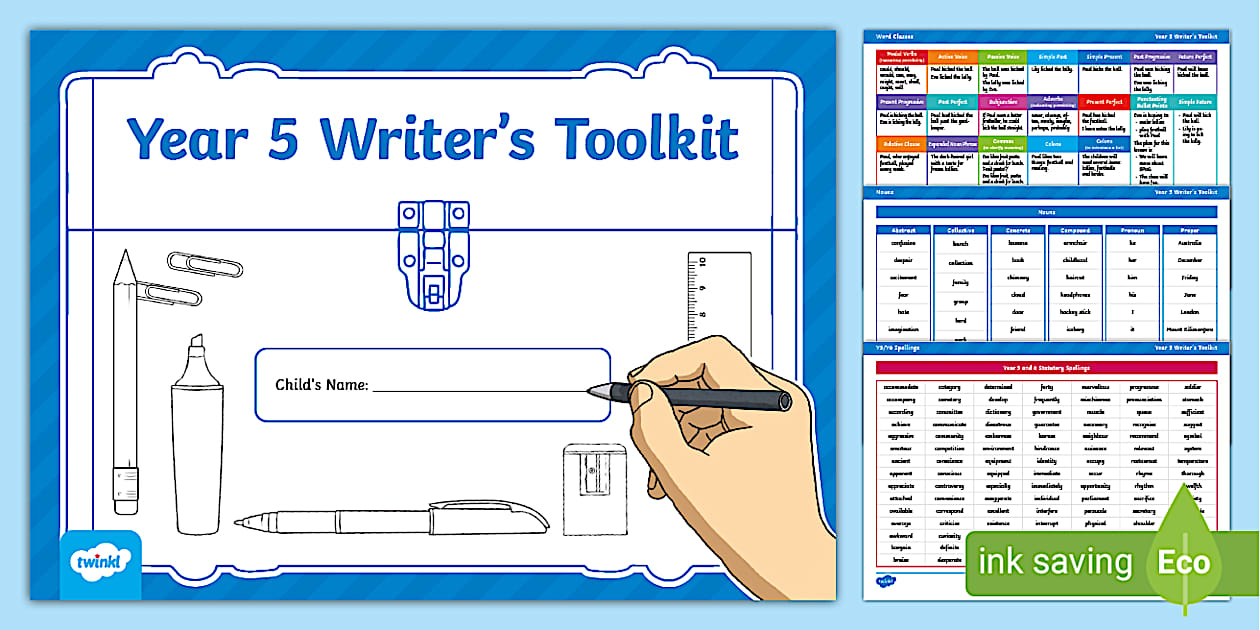Year 5 Writer's Toolkit Booklet (teacher made) - Twinkl