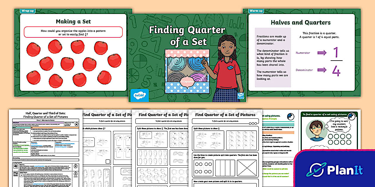 Phase 1 Number: Quarter of Sets (Finding Quarter of a Set)