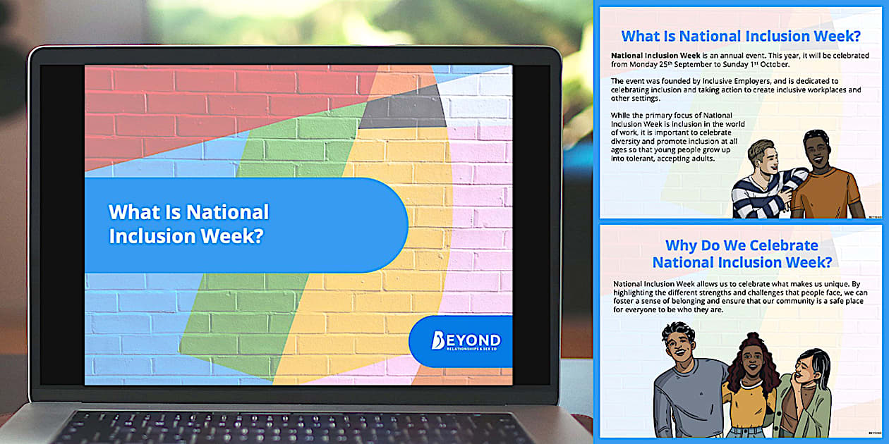 What Is National Inclusion Week? PowerPoint | Beyond RSE