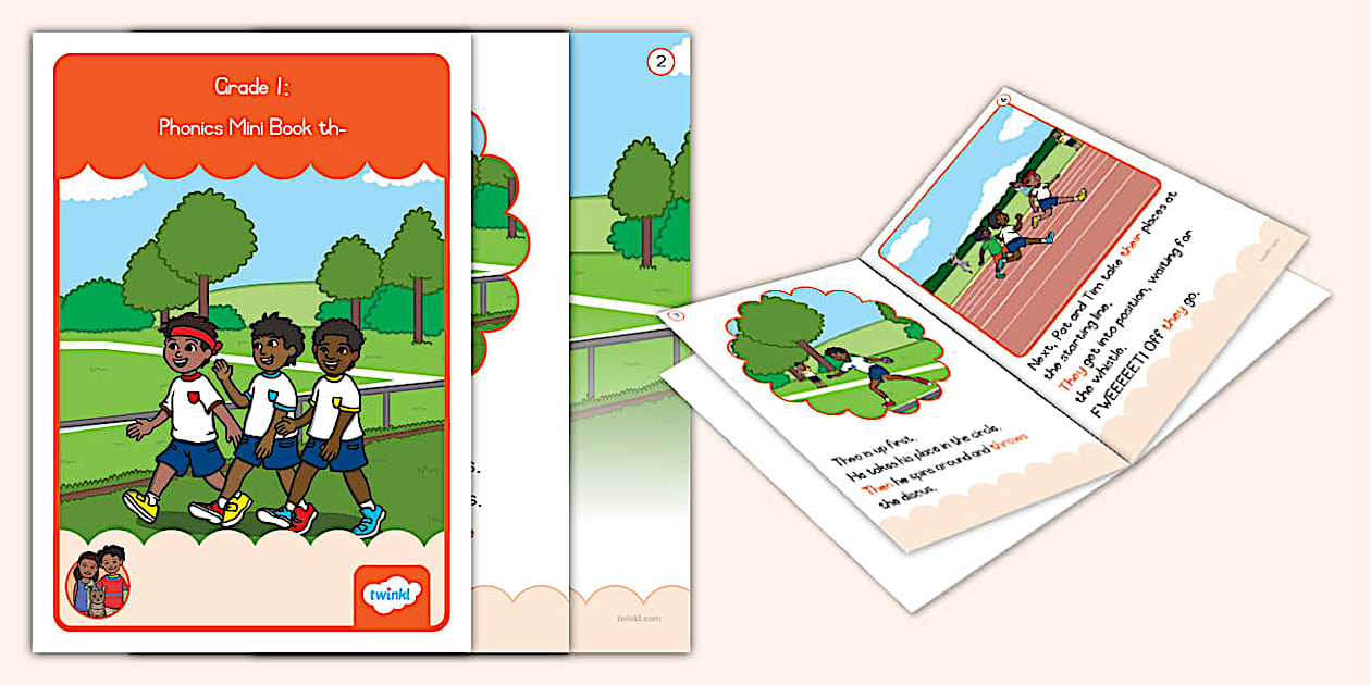 Grade 1 Mini Book th- (teacher made) - Twinkl