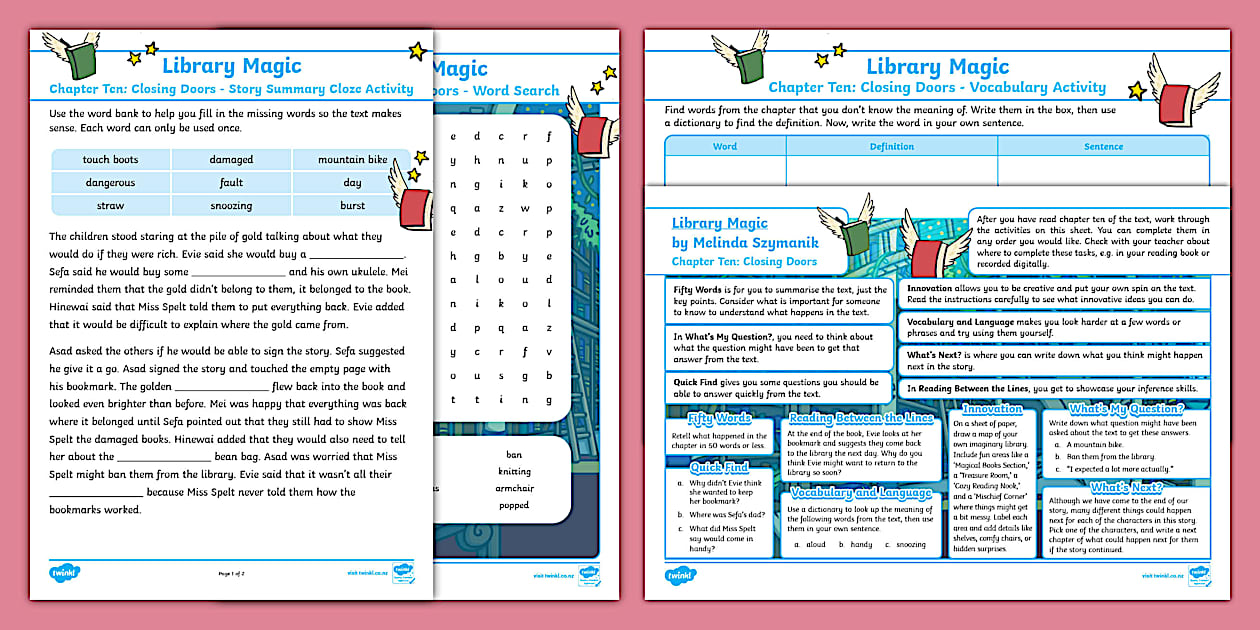 CHAPTERS June 2024: Library Magic - Chapter Ten Follow-Up