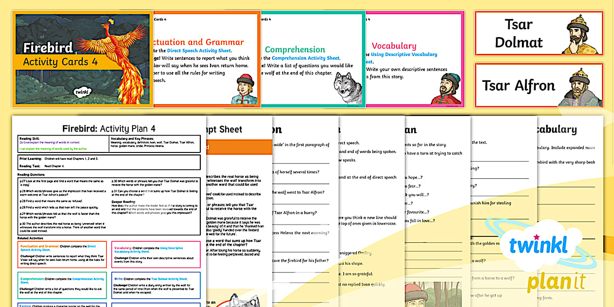 Firebird Classroom Guided Reading 4 Y5 (teacher made)