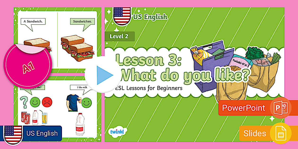 ESL Curriculum Level 2, Lesson 3 (US-English Version)