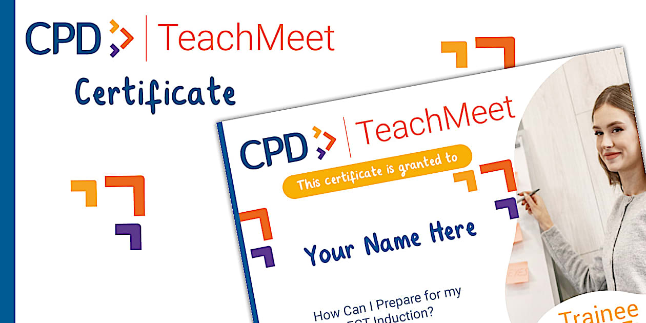 TeachMeet Certificate - How Can I Prepare for my ECT Induction?