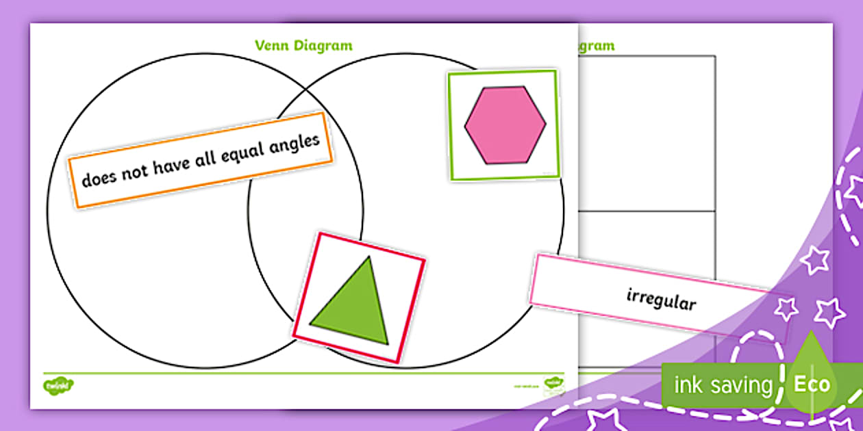 Editable Sorting Regular and Irregular Shapes Game - Twinkl