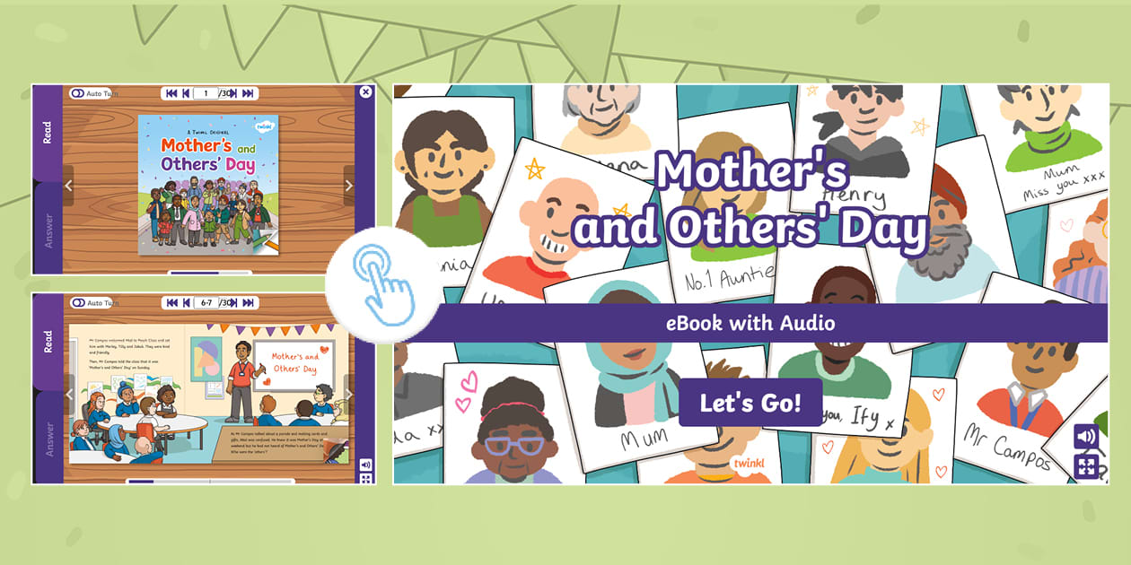 Mother's and Others' Day eBook with Audio (teacher made)