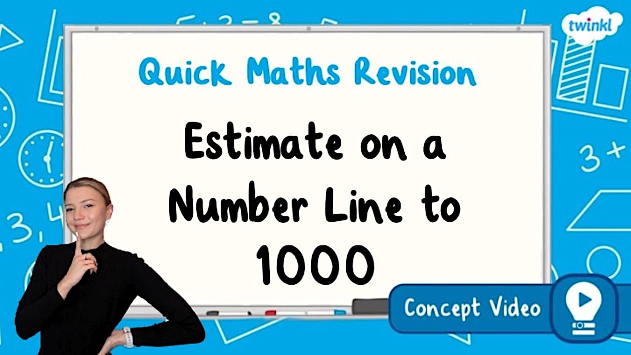 👉 Estimate on a Number Line to 1000 | KS2 Maths Concept Video