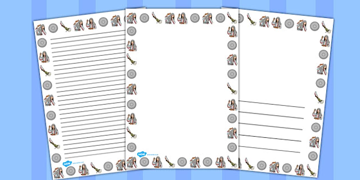 Editable The Lost Coin Page Borders (teacher made) - Twinkl