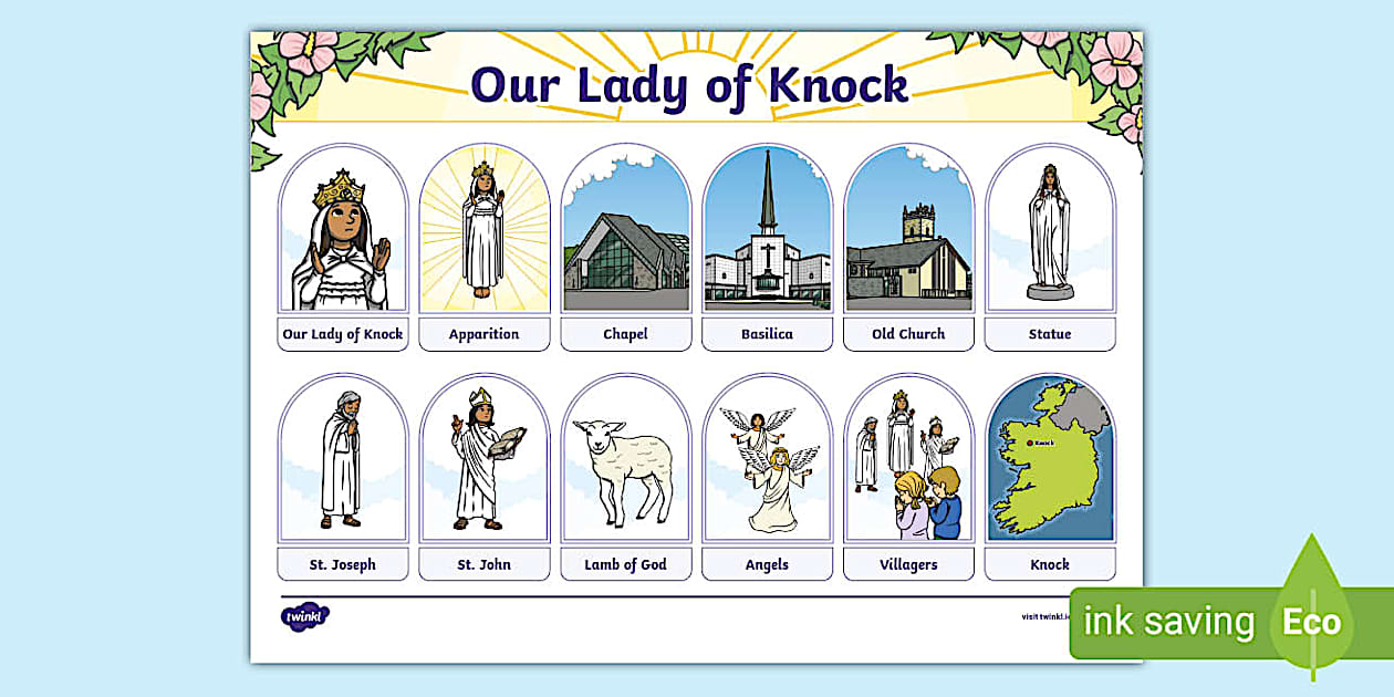 Our Lady of Knock Word Mat (Lehrer gemacht) - Twinkl