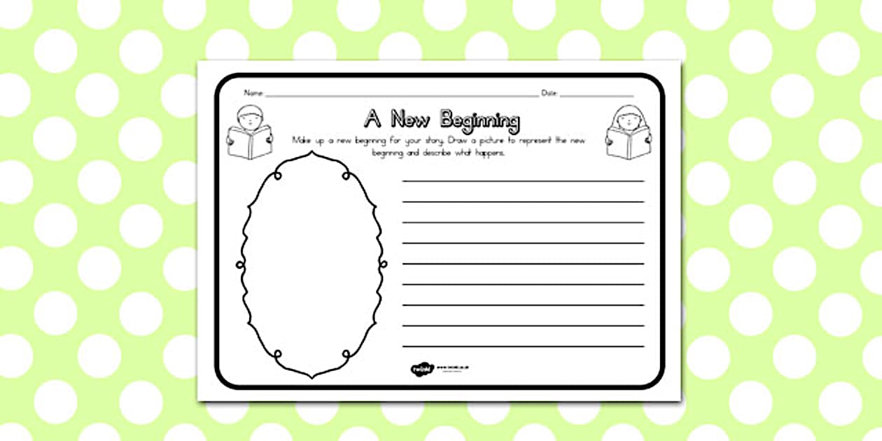 Editable A New Beginning Comprehension Worksheet - Twinkl