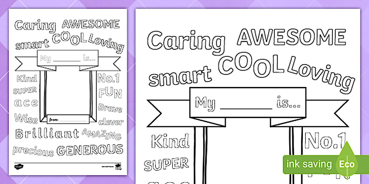 Inclusive Celebration Days Colouring Sheet Mum Dad Colouring