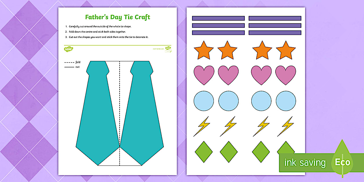 Father’s Day Tie Craft – Fun and Easy DIY Gift - Twinkl