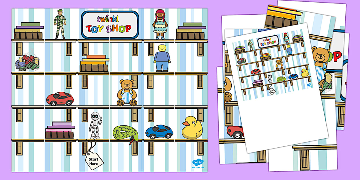 Toy Cupboard Bee-Bot Mat (Teacher-Made) - Twinkl