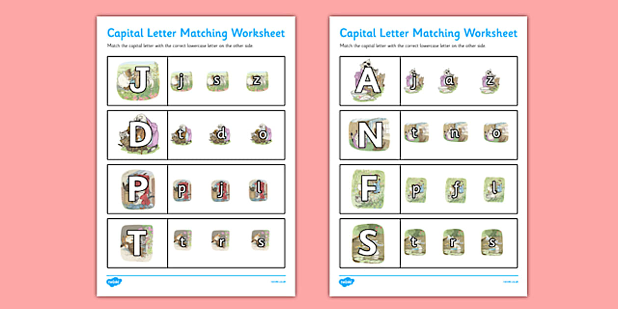 Cursive Beatrix Potter - The Tale of Tom Kitten Themed Capital Letter ...