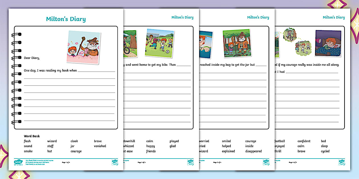 The Making of Milton: Milton's Diary Writing Activity