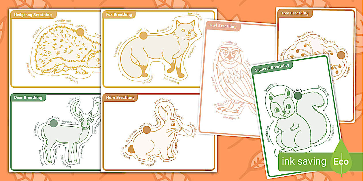 Woodland Animal Mindfulness Breathing Cards (Teacher-Made)