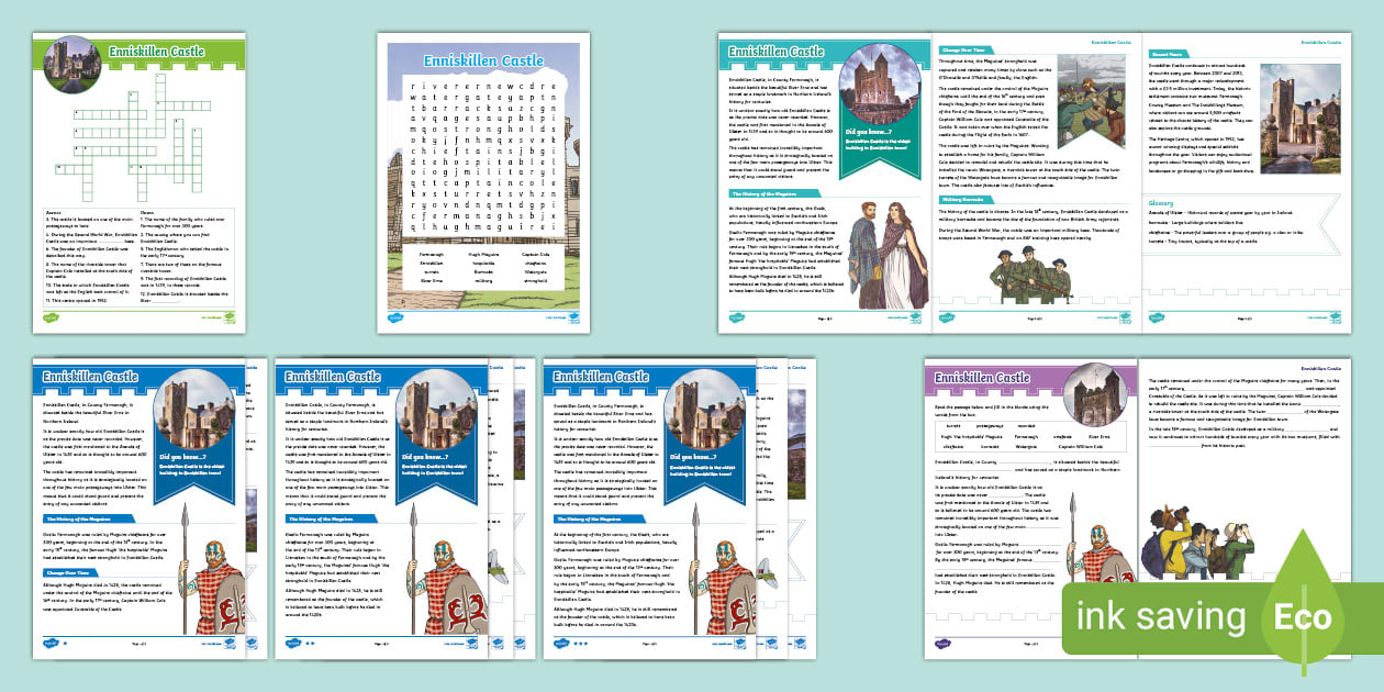 Enniskillen Castle KS2 Resource Pack (Hecho por educadores)