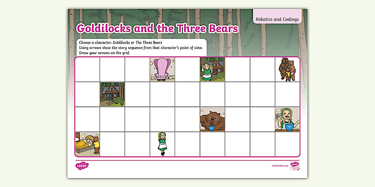Grade 2 Robotics and Coding Sequencing Goldilocks - Twinkl Grade 2 Robotics and Coding Sequencing Goldilocks - Twinkl