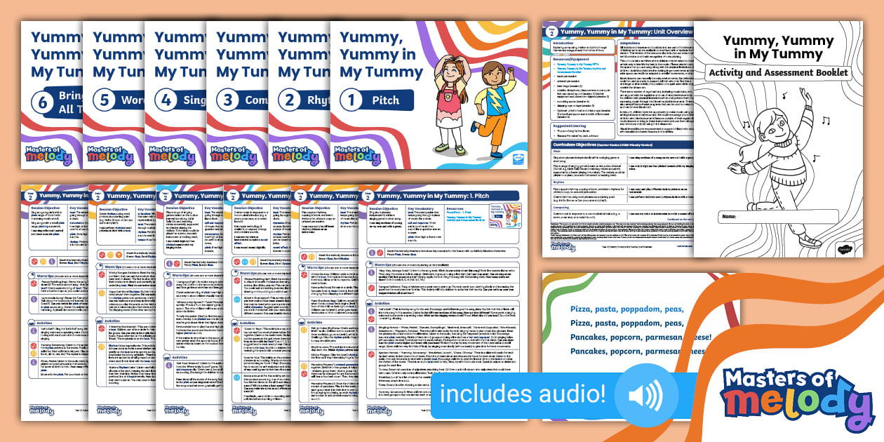 👉 Year 2 Yummy, Yummy in My Tummy - Unit Pack - Twinkl