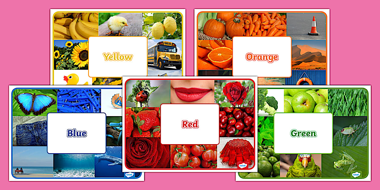 Colours Photo Classroom Table Names Posters | Twinkl | EYFS