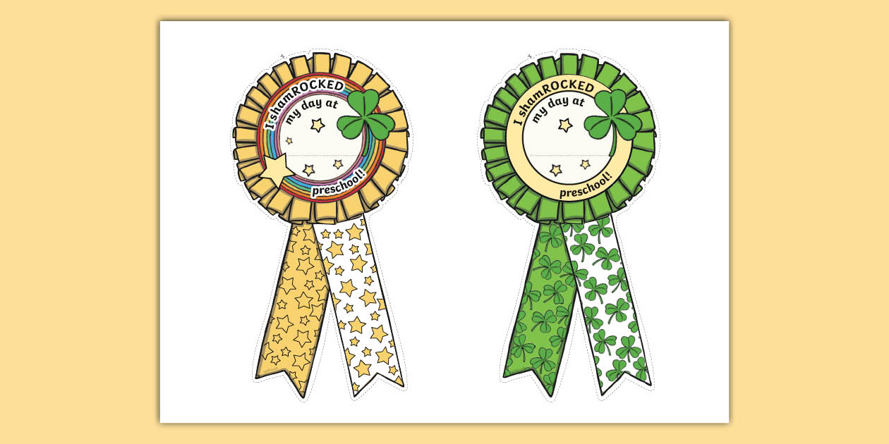 Shamrock Reward Badges (teacher made) - Twinkl
