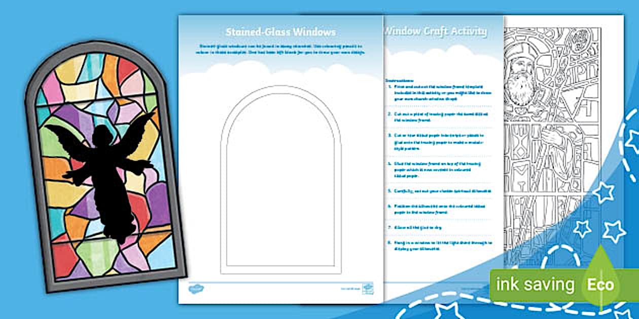 Church Stained-Glass Window Craft | Parents Resource