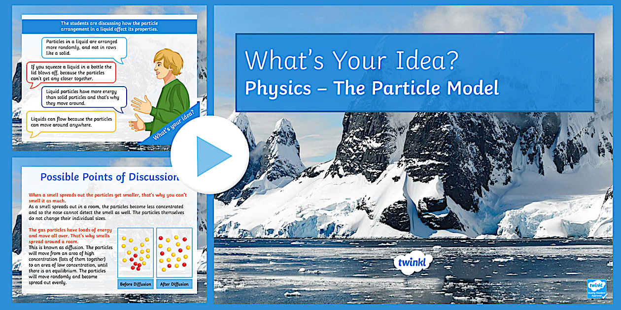 KS3 Particle Model What's Your Idea? PowerPoint - Twinkl