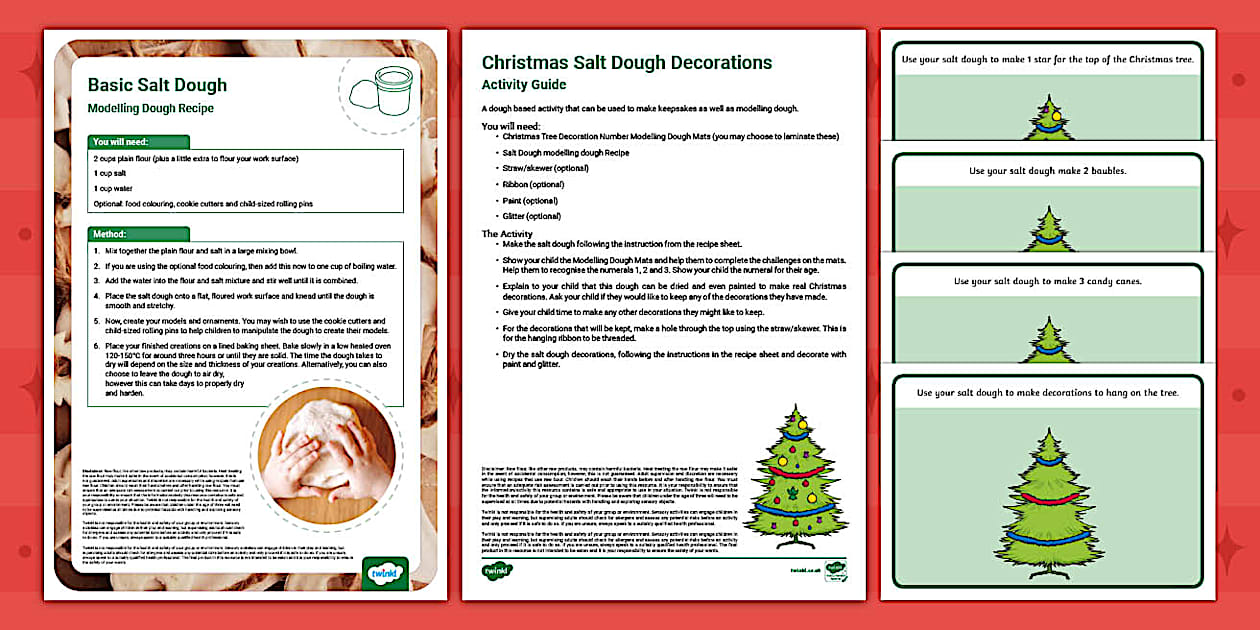 Salt Dough Christmas Decorations | Christmas Crafts - Twinkl