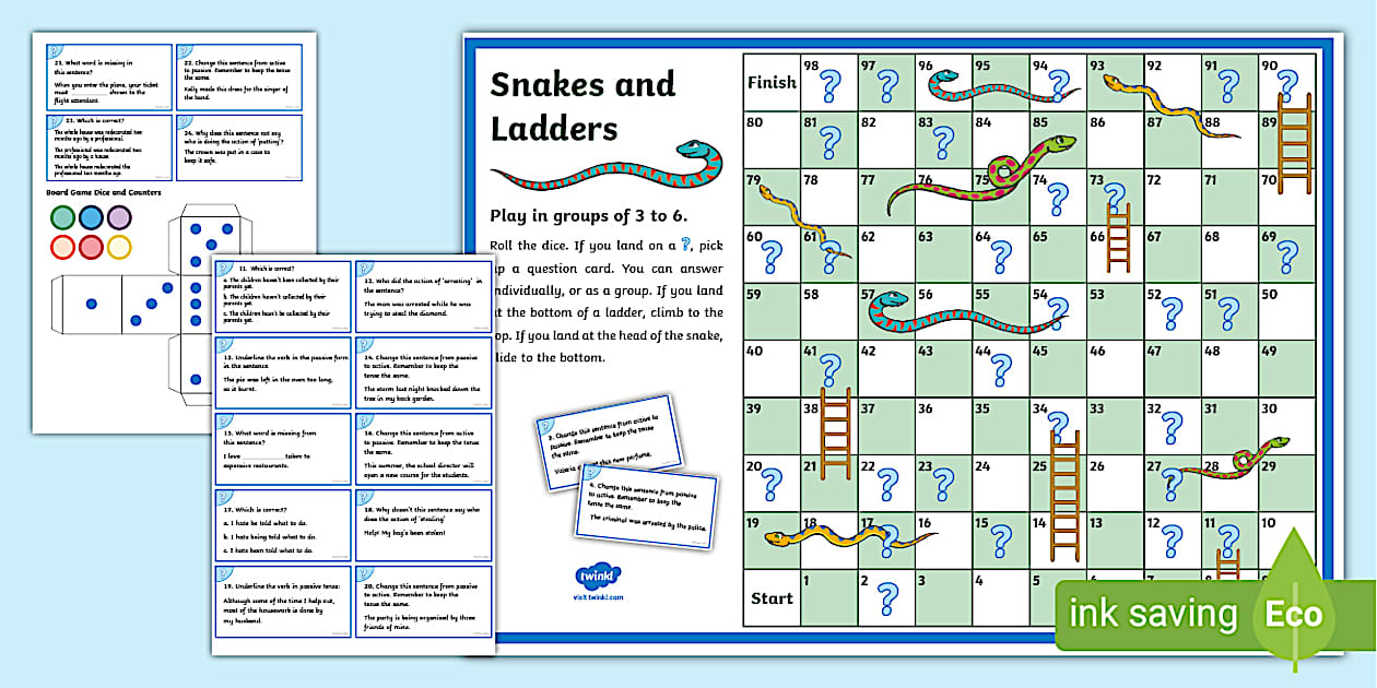 Active And Passive Voice Games - Twinkl NZ (teacher made)