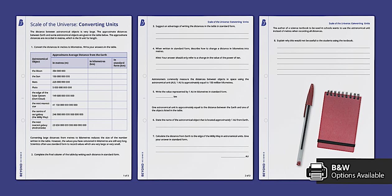 Scale of the Universe: Converting Units | Science | Beyond