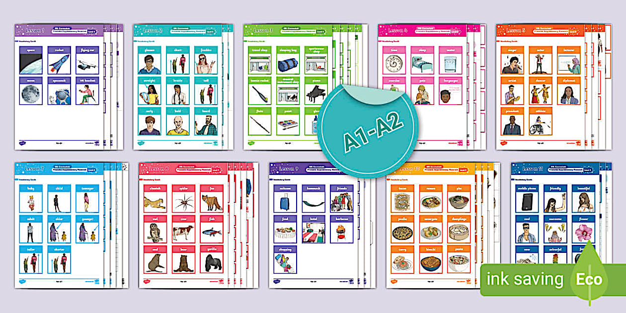 ESL Curriculum: Supplementary Printable Materials [Level 5]