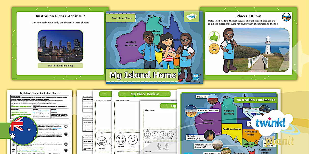 Foundation HASS Geography My Island Home Australian Places