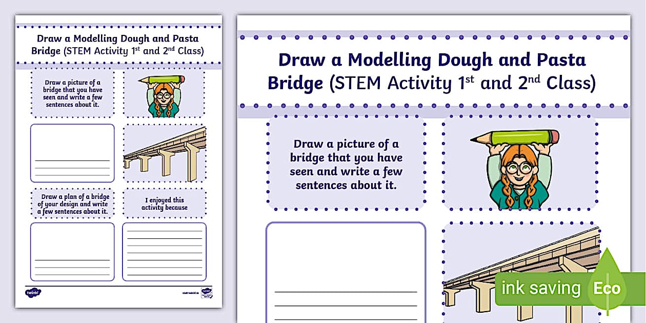 Modelling Dough and Pasta Bridge (Stem Activity 1st and 2nd Class)
