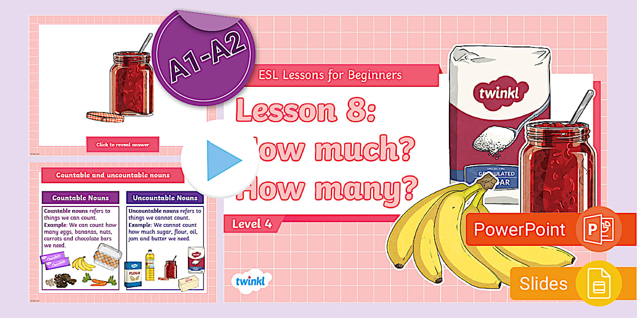 ESL Curriculum: Level 4, Lesson 8 (teacher made) - Twinkl