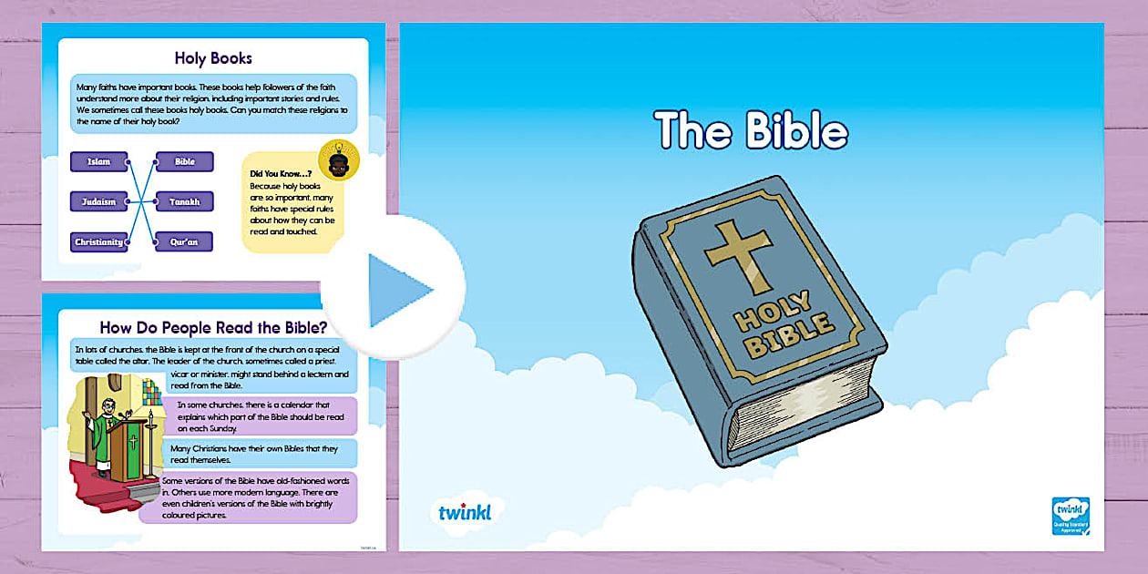 The Bible PowerPoint (teacher made) - Twinkl