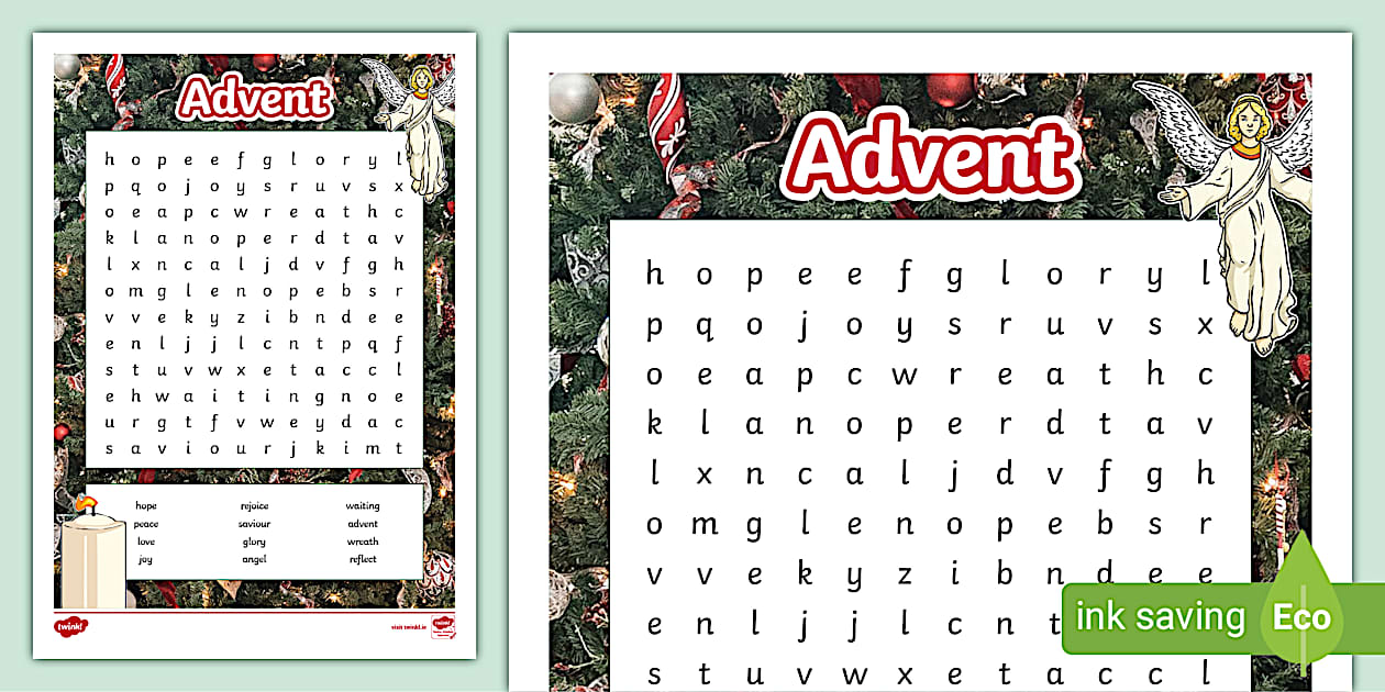 Advent Word Search (teacher made) - Twinkl