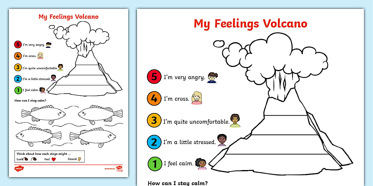 Feelings Volcano | Feelings and Emotions | Twinkl USA