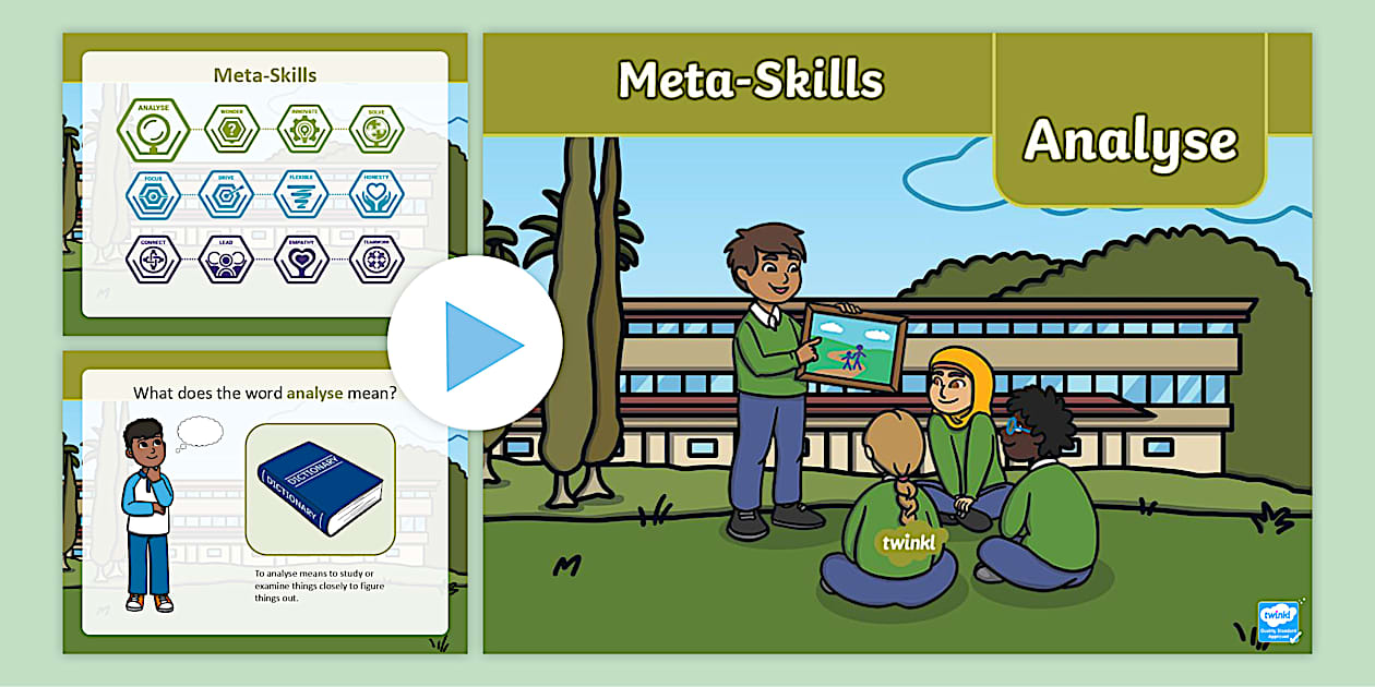 Analyse - Meta-Skills PowerPoint (teacher made) - Twinkl
