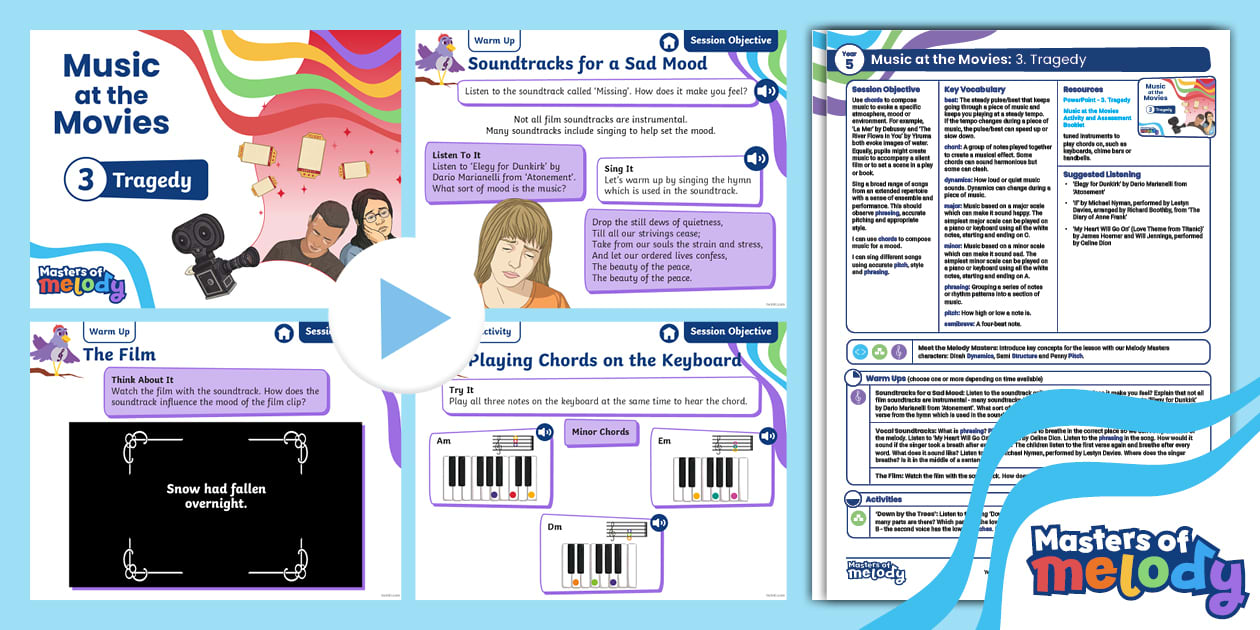 👉 Year 5 Music at the Movies Session 3 - Twinkl